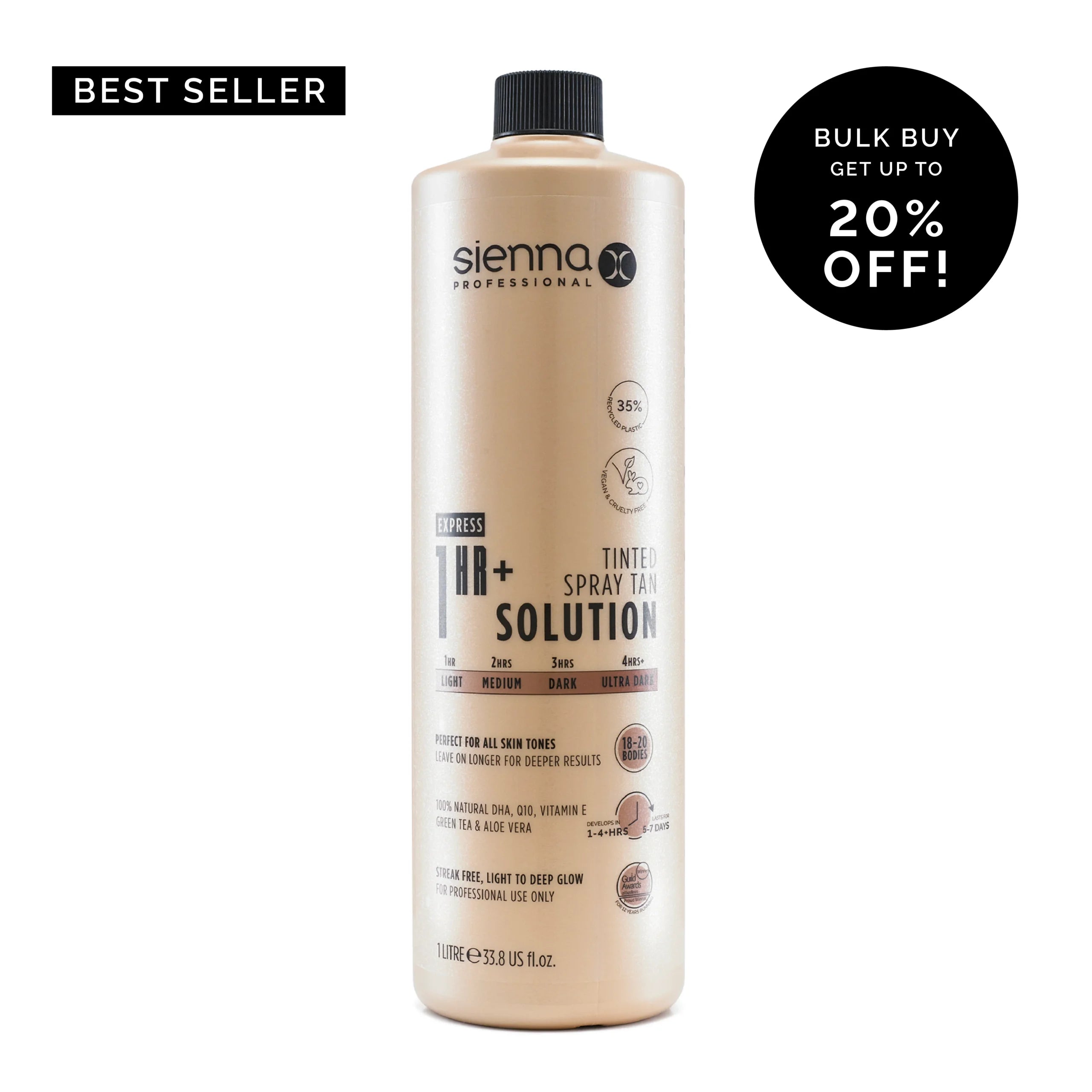 1 HR Spray Tan Solution | Professional Tan | Sienna X – Sienna X ...